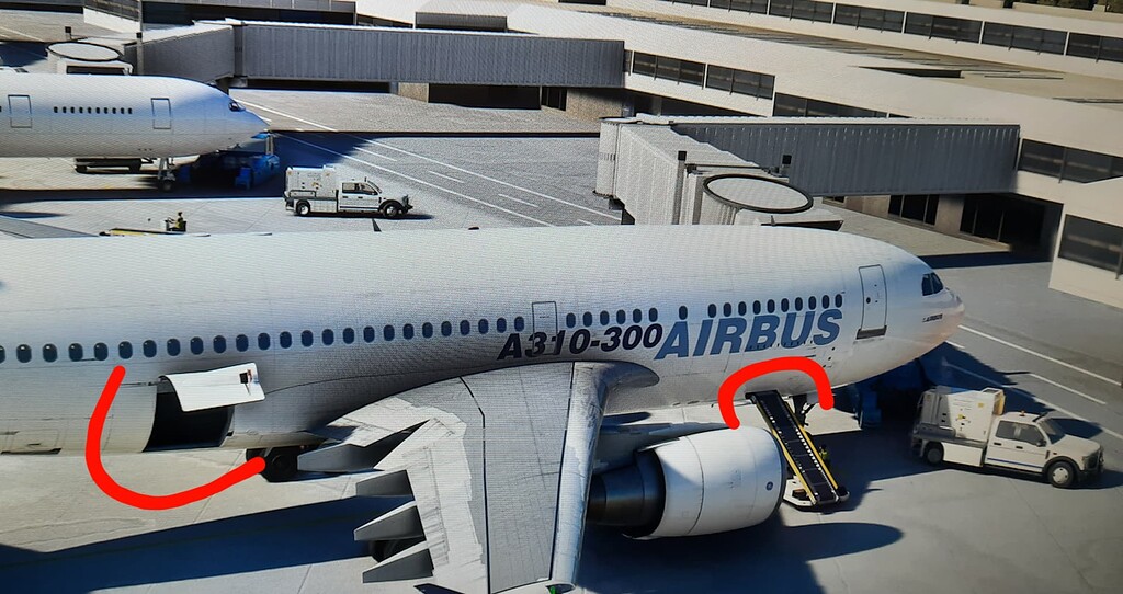 Wrong door for baggage on A310 - Aircraft & Systems - Microsoft Flight Simulator Forums