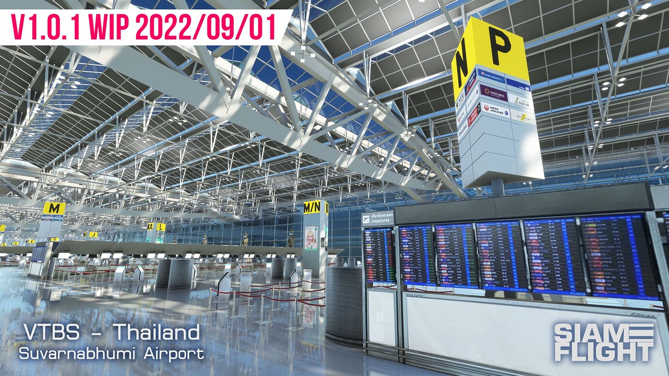 [DevDiary] VTBS Suvarnabhumi Airport Thailand | SiamFlight - Airports ...