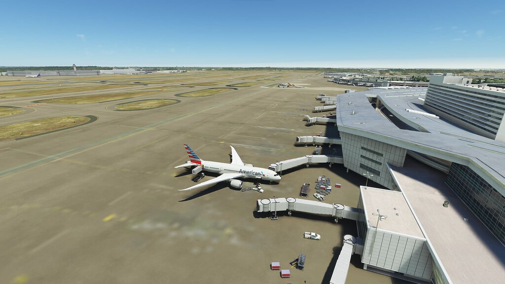 KDFW Dallas Fort Worth all blurry - World Discovery - Microsoft Flight ...