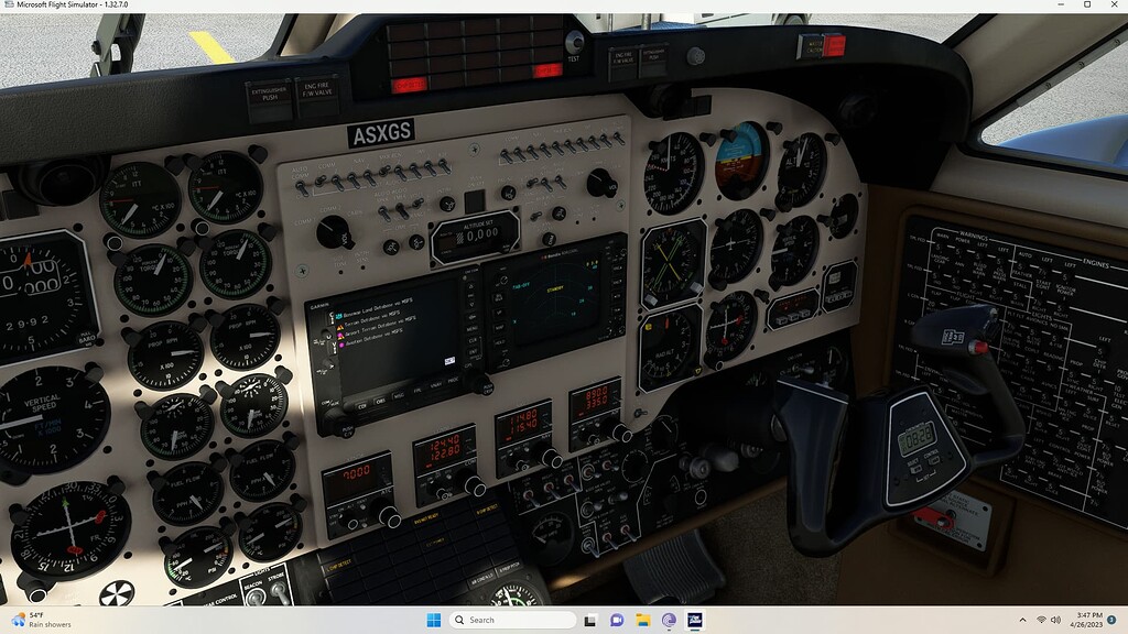 Can't clear CHIP warning Analogue King air - Aircraft & Systems ...