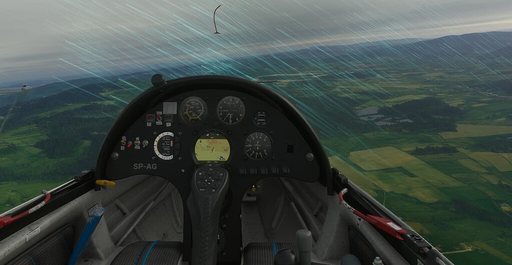 Ls8-18 glider speed indicator needle unreadable esp. in VR - Aircraft ...