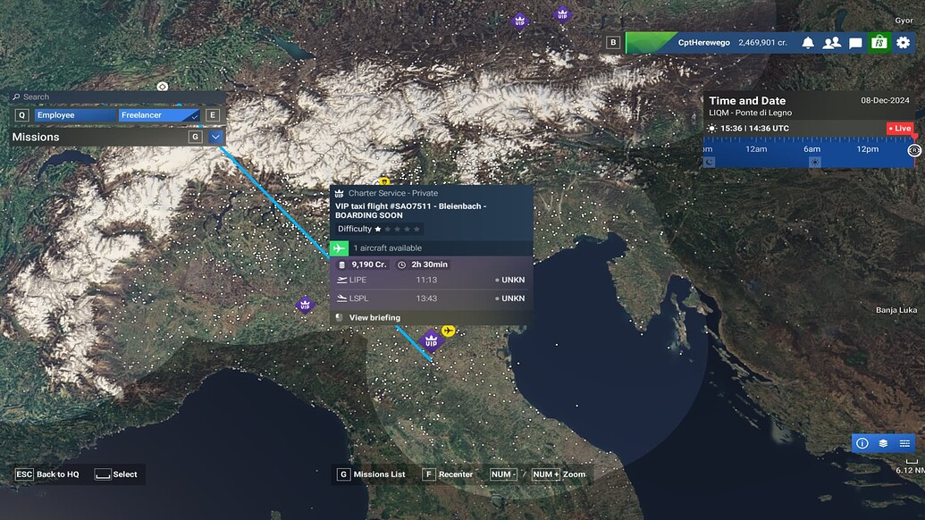 Mission - Unexpected error occurred - Error Code: 309-400-00201 - User ...