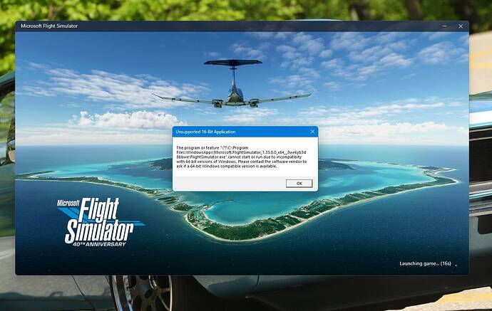 MSFS will not load, displays error see screen shot - Hardware & Peripherals - Microsoft Flight ...