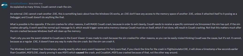 couatl64_MSFS.exe causing CTDs - Crashes (CTDs) - Microsoft Flight ... couatl64_MSFS.exe causing CTDs - Crashes (CTDs) - Microsoft Flight ...