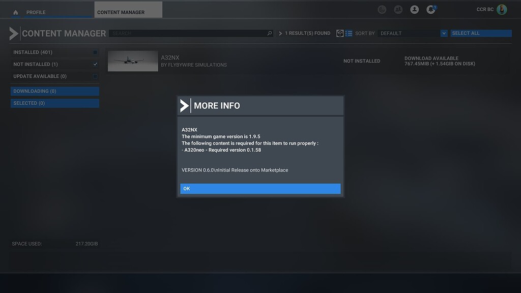 Remove original A32NX (Marketplace version) from the Content Manager ...