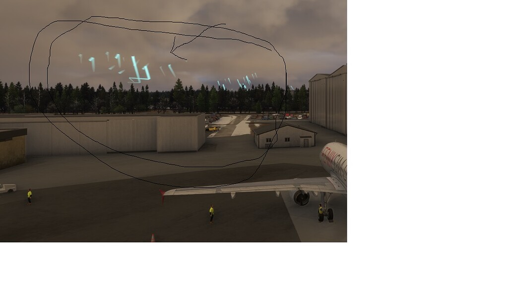 How Can I Turn Off Blue Aerial Lines? - Miscellaneous - Microsoft ...