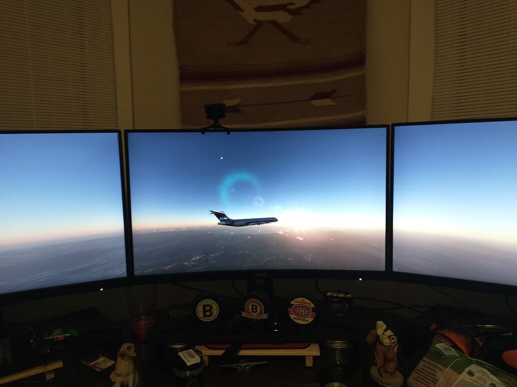 3 monitor setup MSFS 2020 - Hardware & Peripherals - Microsoft Flight ...