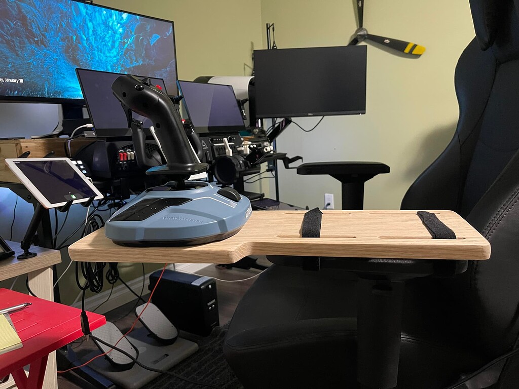Simple Side Stick Mount (DIY) - Home Cockpit Builders - Microsoft ...