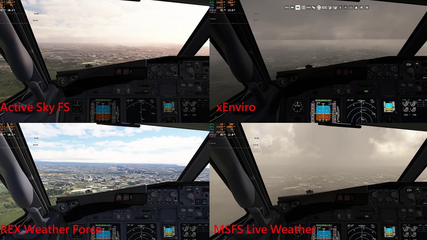 MSFS Live Weather,Rex Weather Force,Active Sky FS,xEnviro 2020 ...
