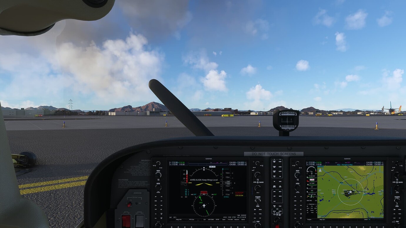 My 172 G1000 doesn't show engine info on the MFD left side - Aircraft ...