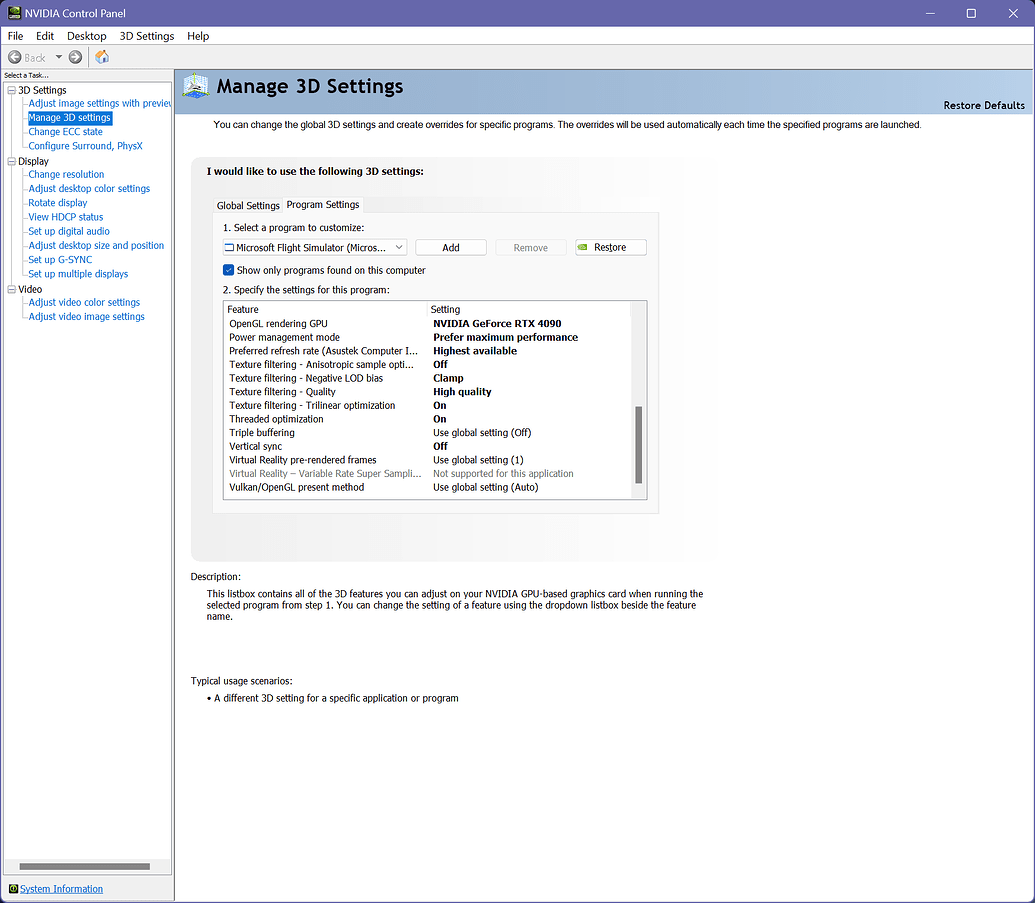 Best settings with a RTX 4090 - #39 by DiBarkis - Install, Performance ...