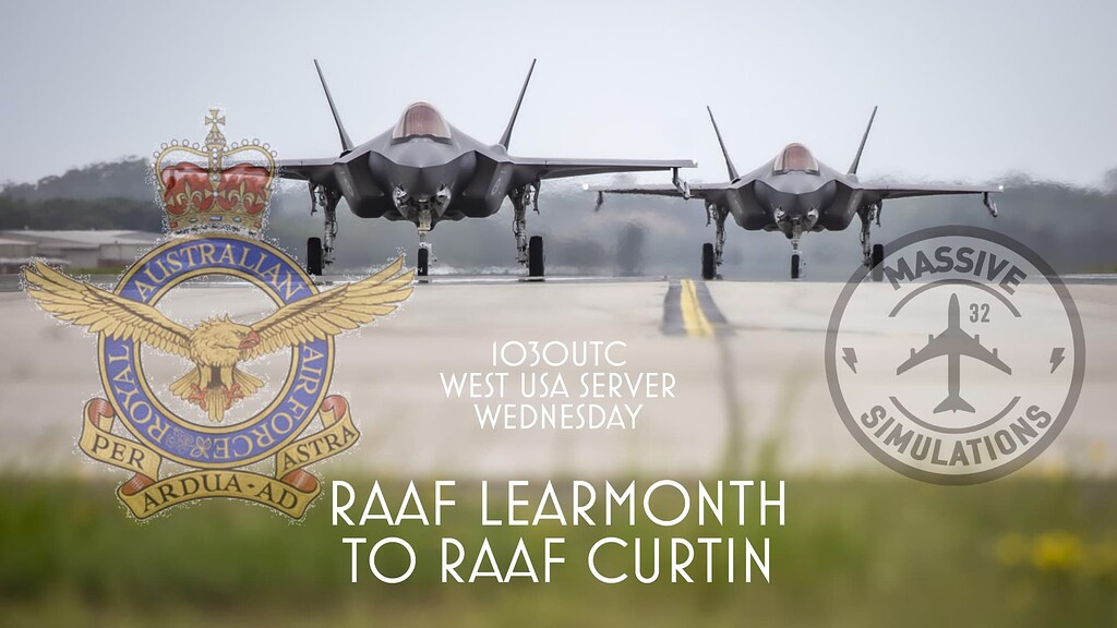 Massive Sim 32 RAAF Tour 2022 - RAAF Base Curtin - Community Events ...