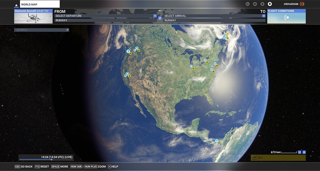 Blank world map - User Interface & Activities - Microsoft Flight Simulator Forums