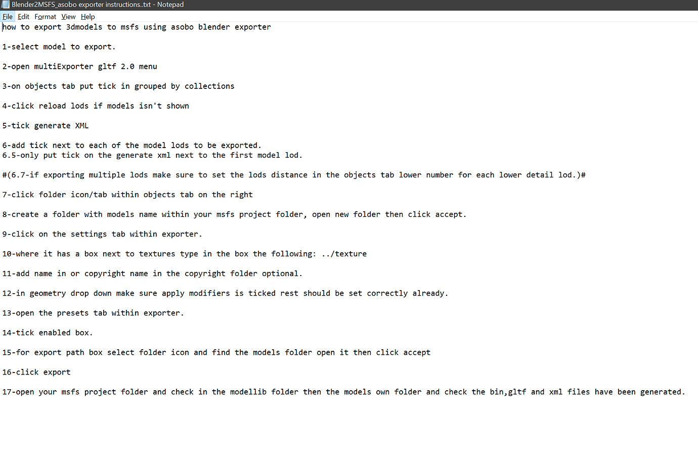 Troubles with scenery object modeled in blender - SDK - Microsoft Flight Simulator Forums