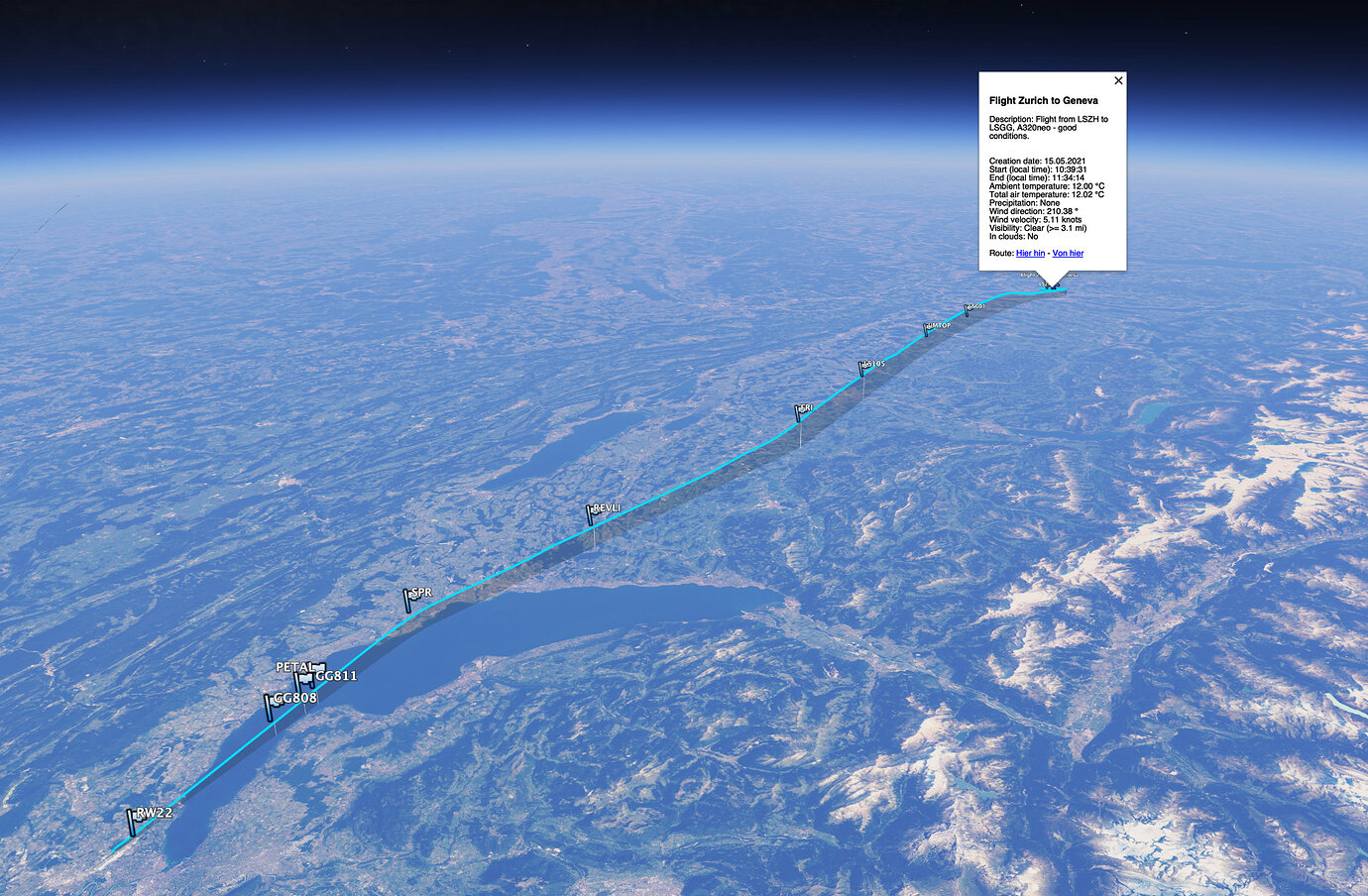 Sky Dolly v0.19 - Free Flight Recorder & Replay, Location Management ...