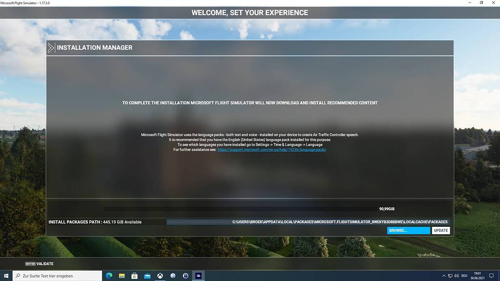 Assigned to Beta - then complete MSFS Installation deleted - Install ...