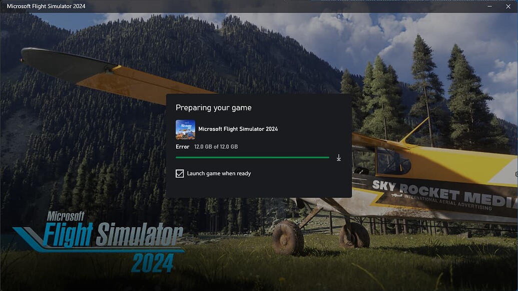 FS2024 Installation problems - Install, Performance & Graphics - Microsoft Flight Simulator Forums