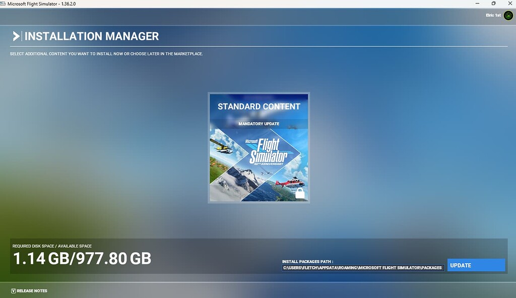 After World Update XVI Sim Now Needs to Reinstall Sim - Install ...