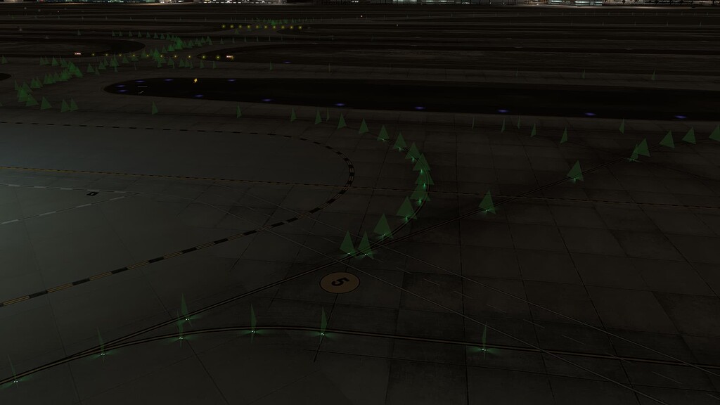 Odd Triangle Polygons Around Lights - FlyTampa Airports - Scenery ...