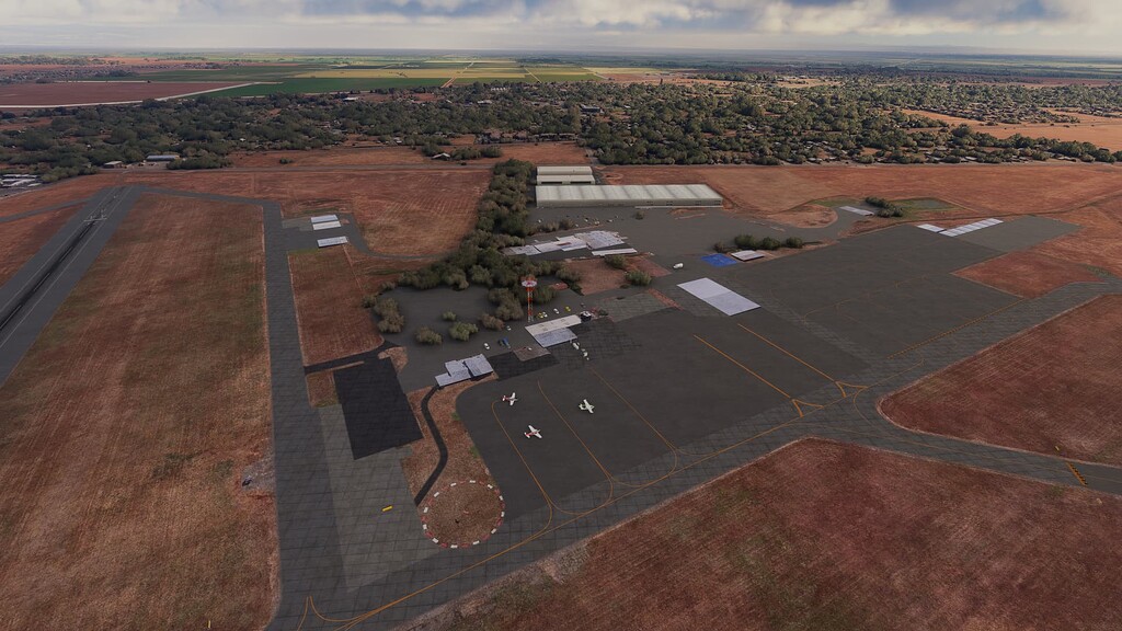 KMYV — Yuba County Airport Structures Flat - Scenery and Airports ...
