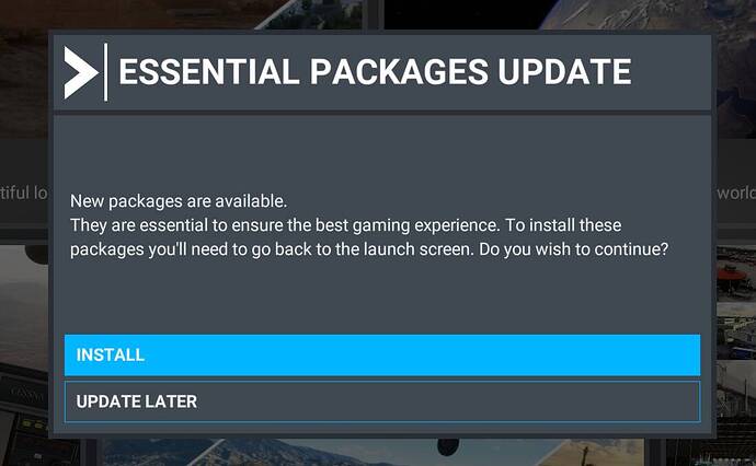 Stuck on Essential Packages Update - Install, Performance & Graphics ...