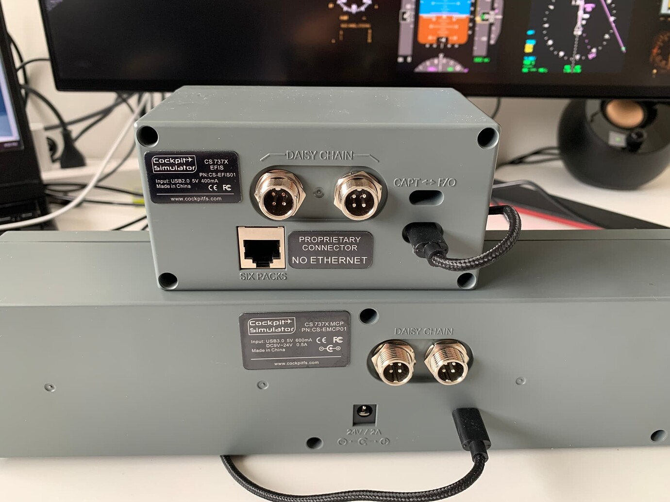 Review: CockpitSimulator 737 MCP and EFIS - Home Cockpit Builders - Microsoft Flight Simulator ...