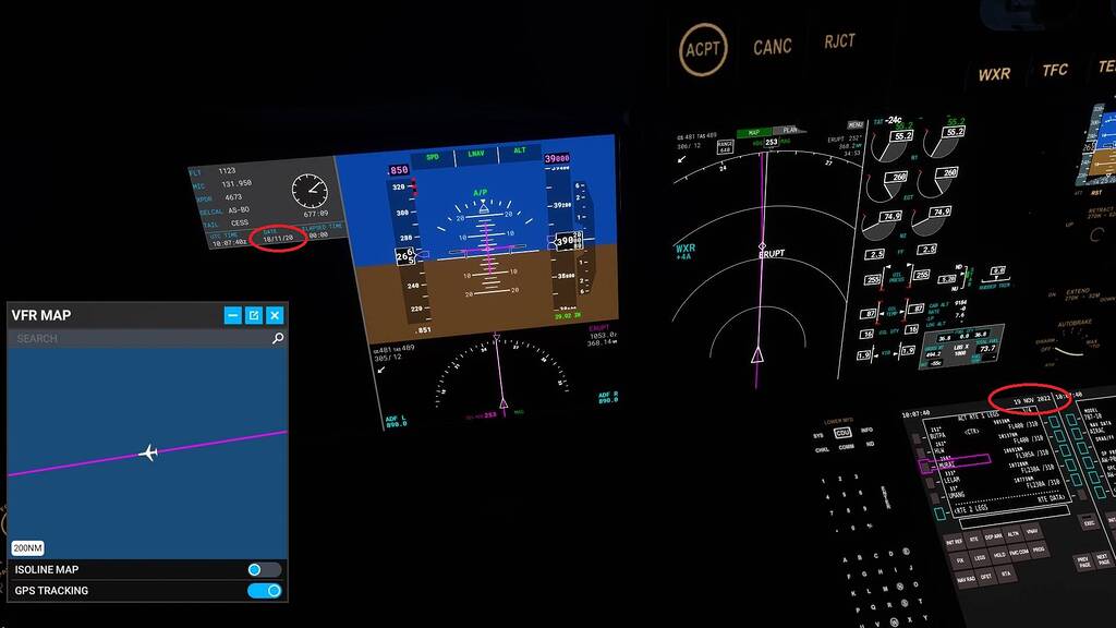 787 Date Time Clock - Aircraft & Systems - Microsoft Flight Simulator Forums