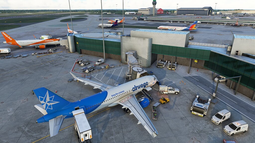 Busy Manchester - Screenshots - Microsoft Flight Simulator Forums