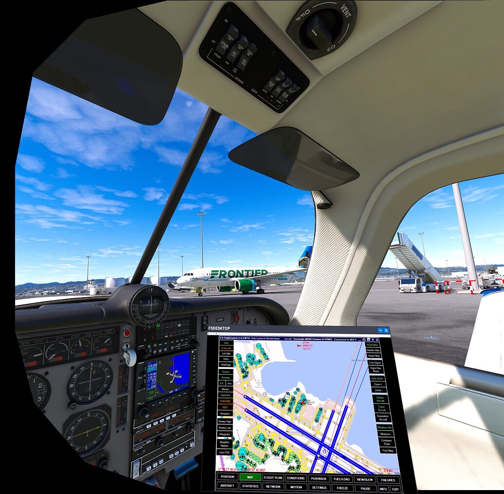 VR-enabled Moving Maps/EFBs showing taxiways, gates, and ramps ...