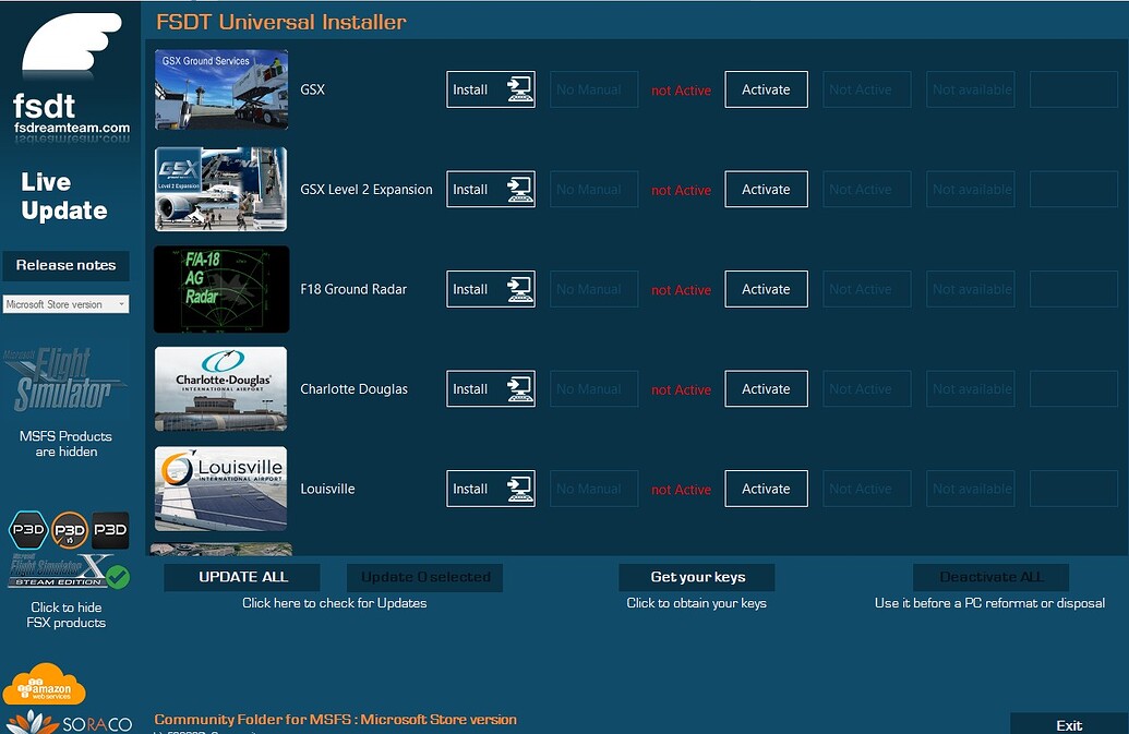 GSXPro again. Now its gone after i started FSDT Installer - Tools ...