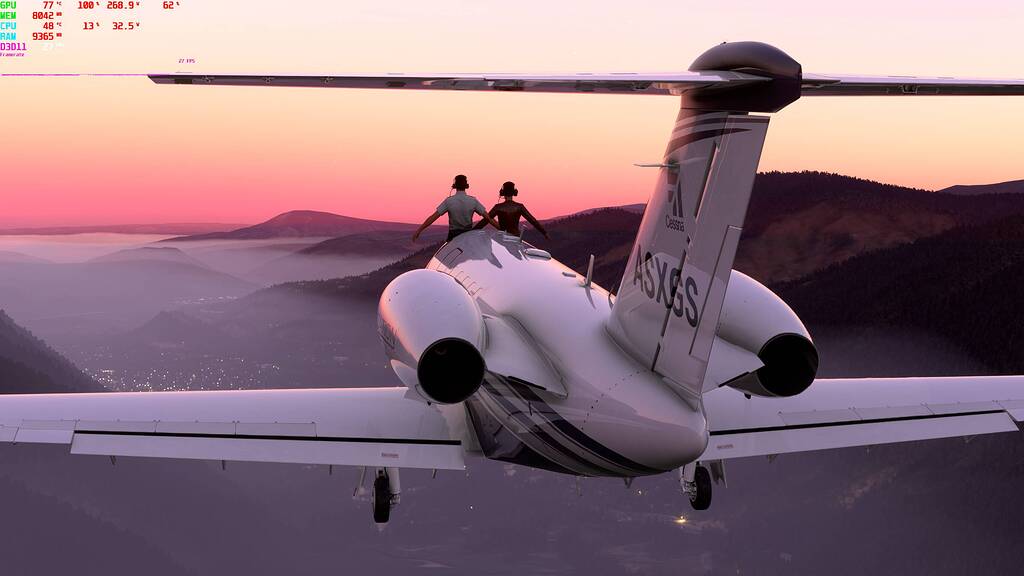 Pilot Avatars performing T-Pose in External View - Miscellaneous ...