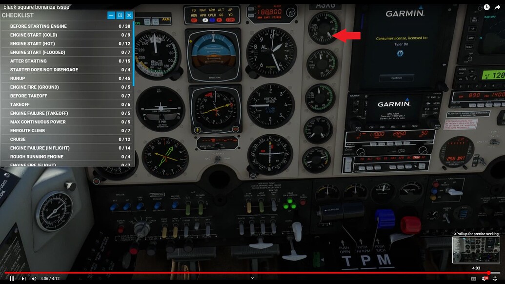 Rpm does not change in blacksquare bonanza - Aviate, Navigate ...