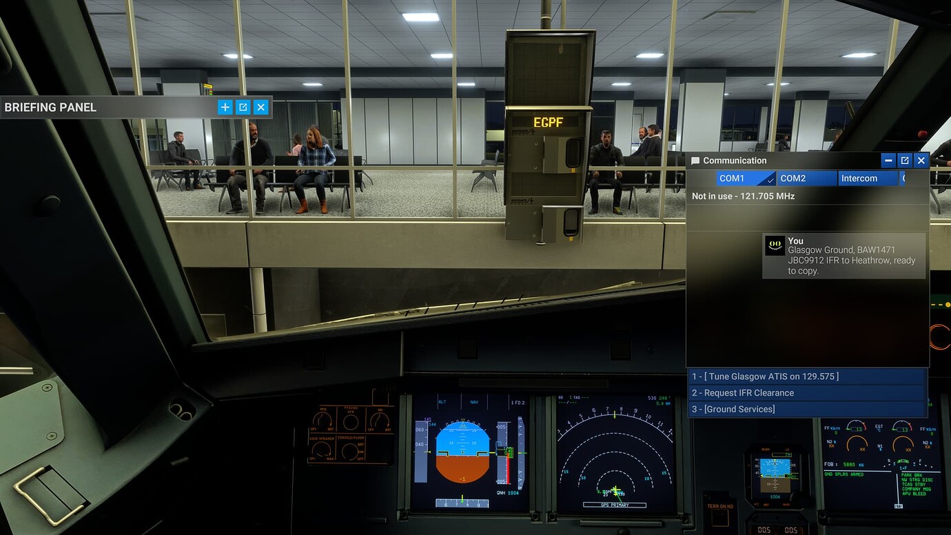 No ATC clearance for IFR flight - ATC, Traffic & NAVAIDs - Microsoft ...