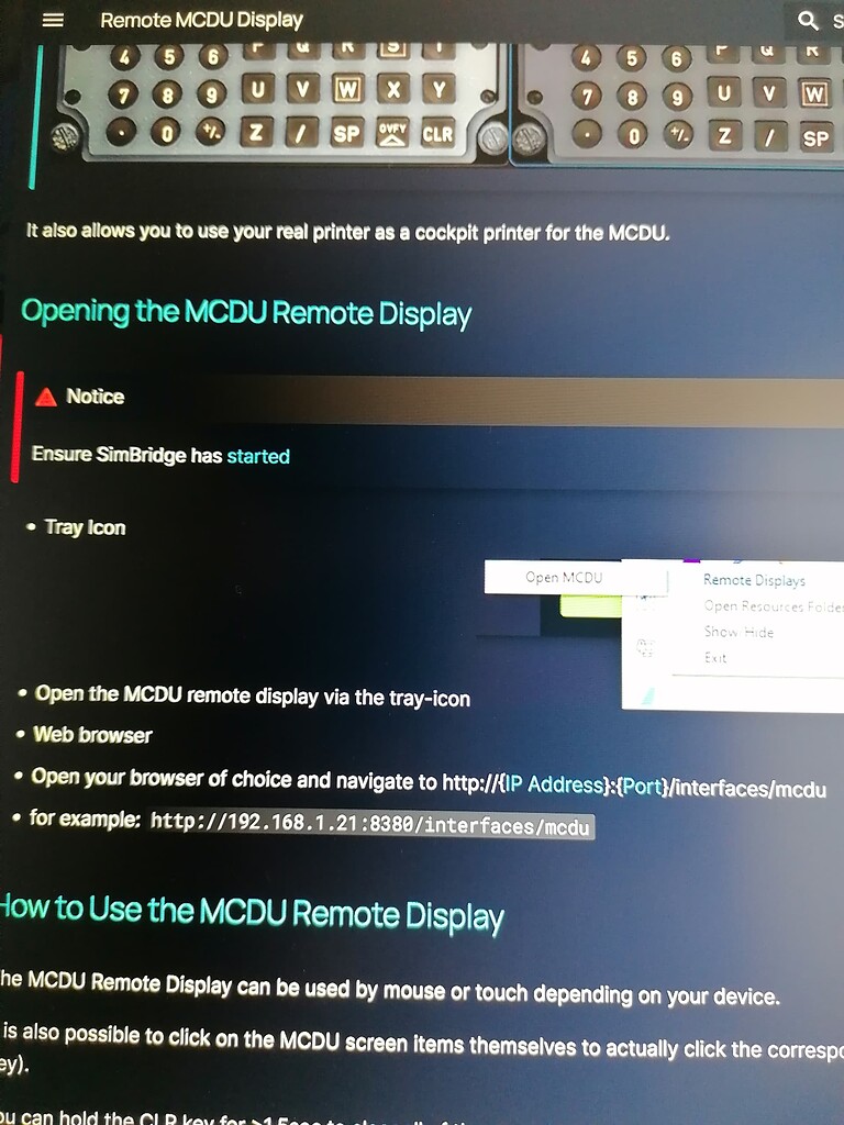FBW remote mcdu - Aircraft - Microsoft Flight Simulator Forums