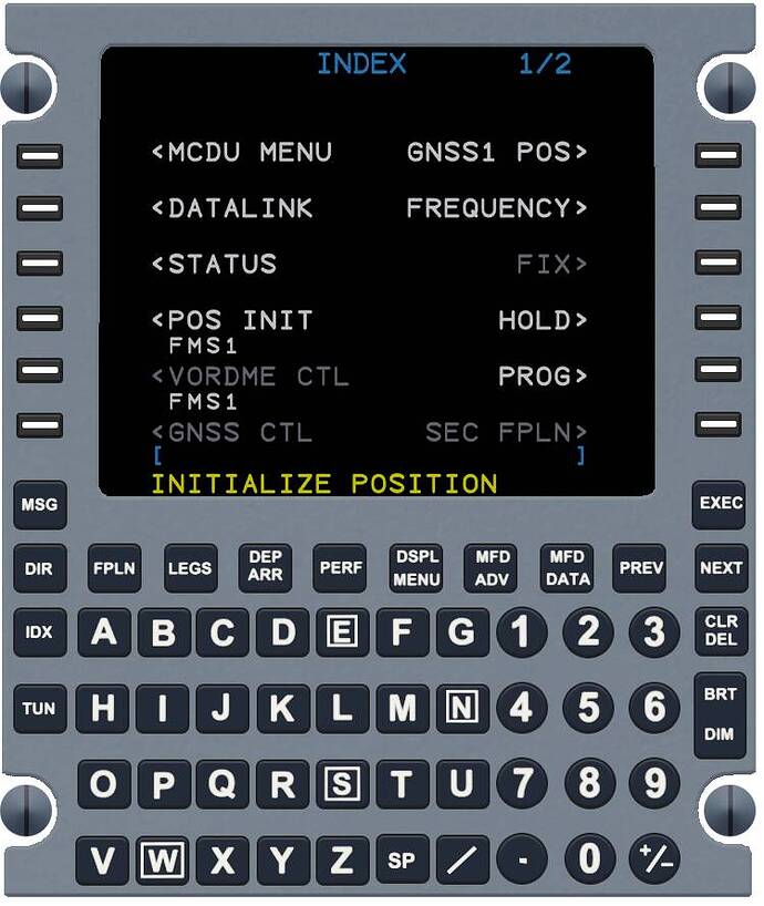 A320 MCDU display content (FBW A32NX) - Home Cockpit Builders ...