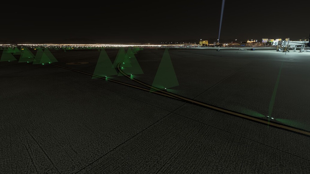 Odd Triangle Polygons Around Lights - FlyTampa Airports - Scenery ...