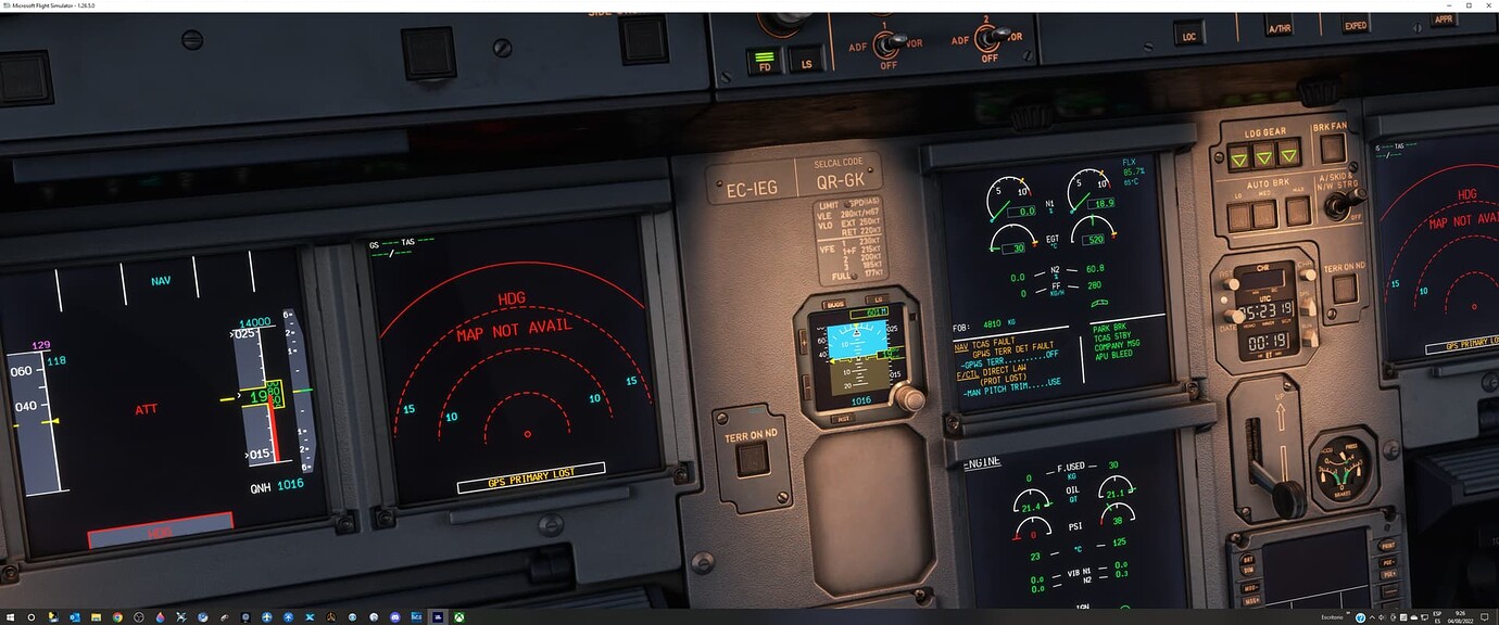 Understanding A320 Fenix screen fault indications - Aircraft ...