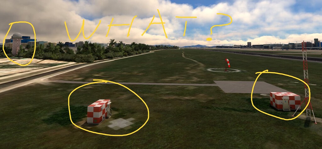 Red/white exterior checkered texture on buildings - Scenery & Airports ...