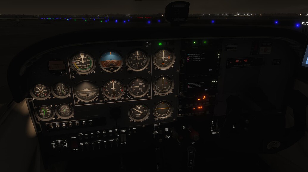 C172 Cockpit Lights - Aircraft & Systems - Microsoft Flight Simulator ...
