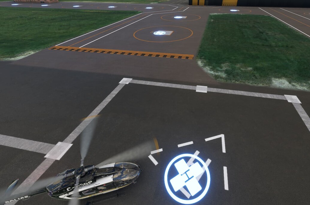 How to disable these Helipad glowing indicators - Aircraft & Systems ...