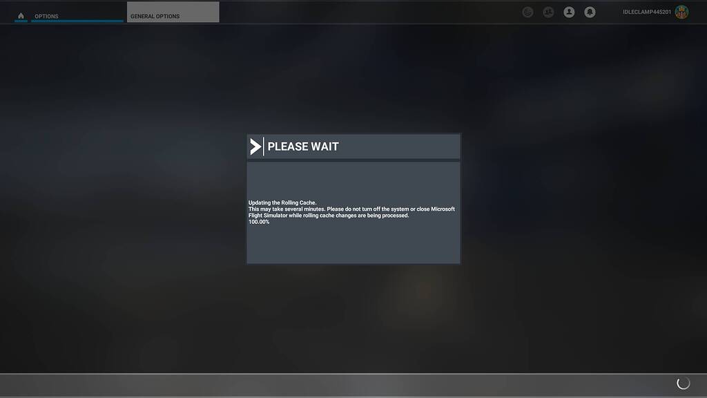 Rolling Cache won't update! - Install, Performance & Graphics - Microsoft Flight Simulator Forums