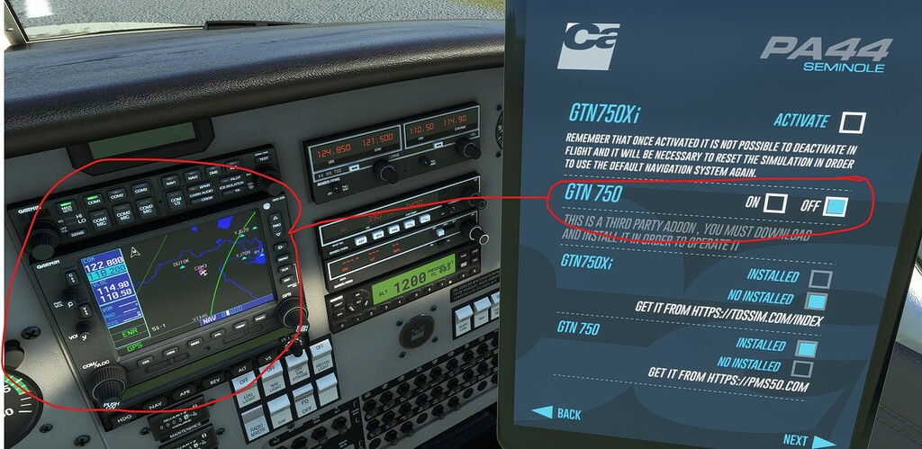 Carenado PA44 and C337 Tablet - Aircraft & Systems - Microsoft Flight ...