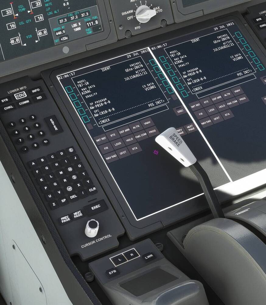 The white border around cockpit instrument panel - Aircraft & Systems ...