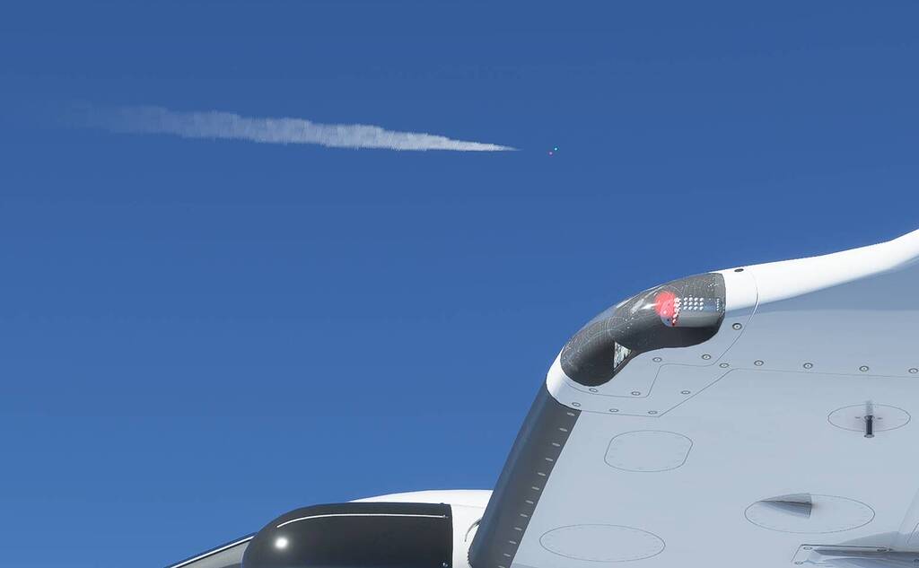 Did I just see jet contrails? - General Discussion - Microsoft Flight ...