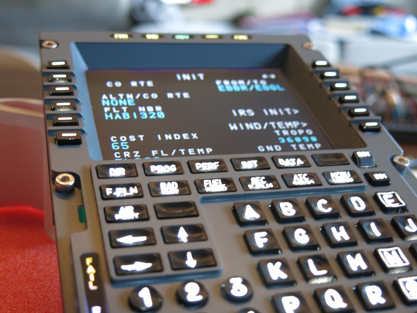 My A320 FCU and MCDU finished - Home Cockpit Builders - Microsoft ...