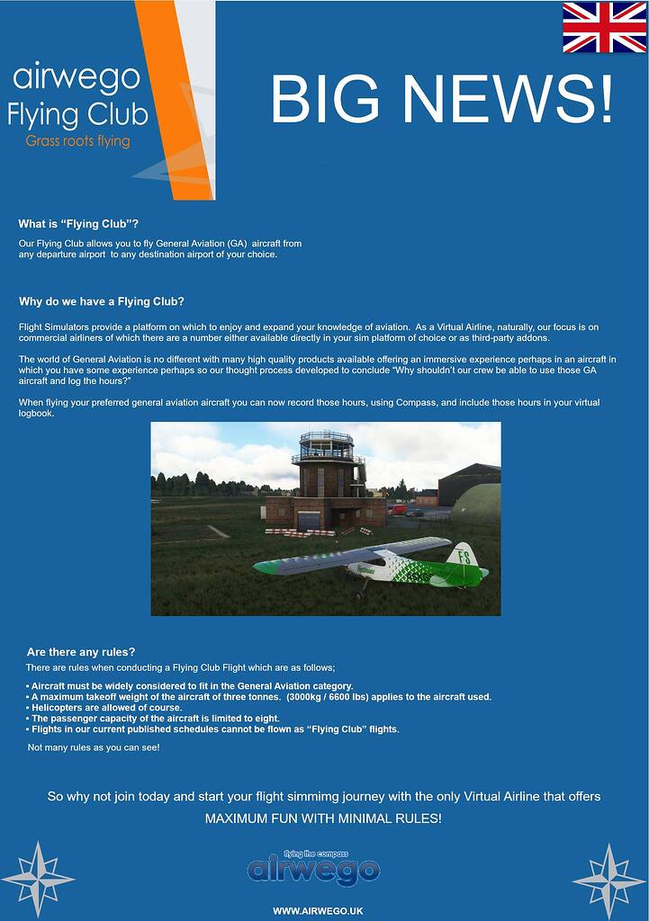 Airwego Flying Club - Friends, Clubs & Groups - Microsoft Flight ...