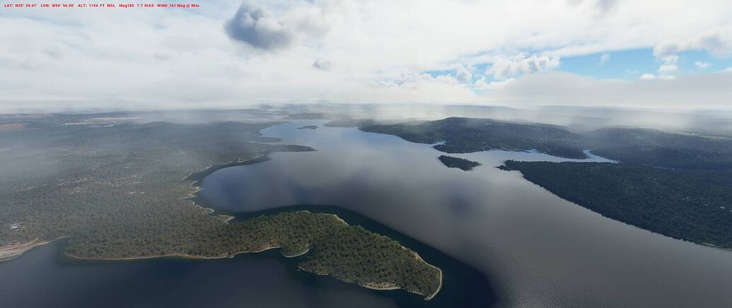 Black edging around lakes and rivers - Scenery and Airports - Microsoft ...