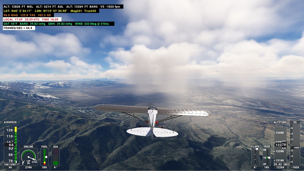 Barometric Altitude (MSL) vs. "Actual" Altitude (MSL) - General ...