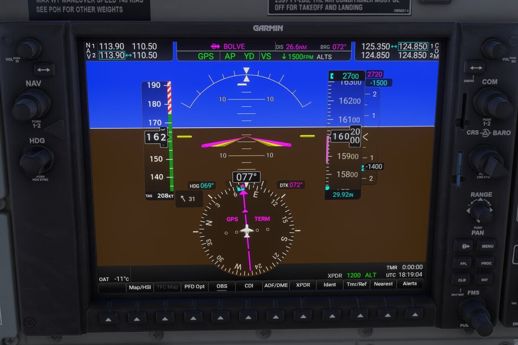 Cessna 208 Grand Caravan overspeed warning alarm when not overspeed ...