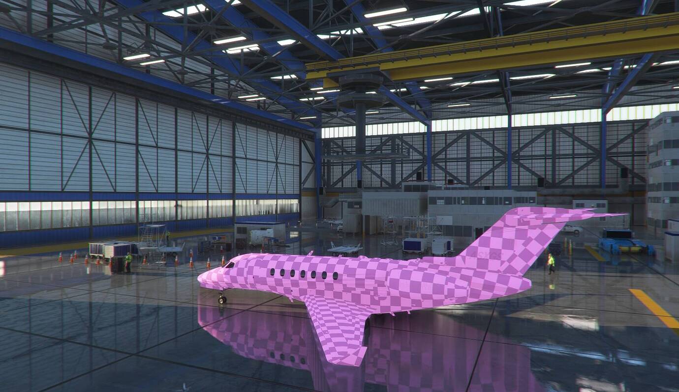 Pink / purple textures on aircraft - Aircraft & Systems - Microsoft ...